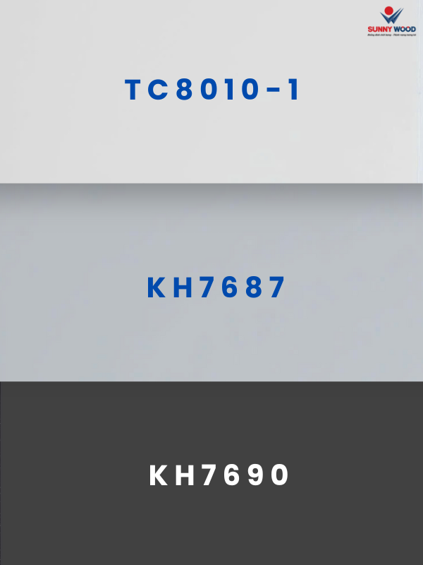 BST 6 MÀU MELAMINE SUNNY WOOD 2025 - GIẢI PHÁP CHO NỘI THẤT HIỆN ĐẠI, BỀN ĐẸP - Sunny Wood